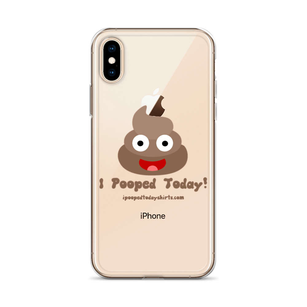 Original Poop - iPhone Case 💩 I Pooped Today! 💩 Funny T-Shirts and Apparel